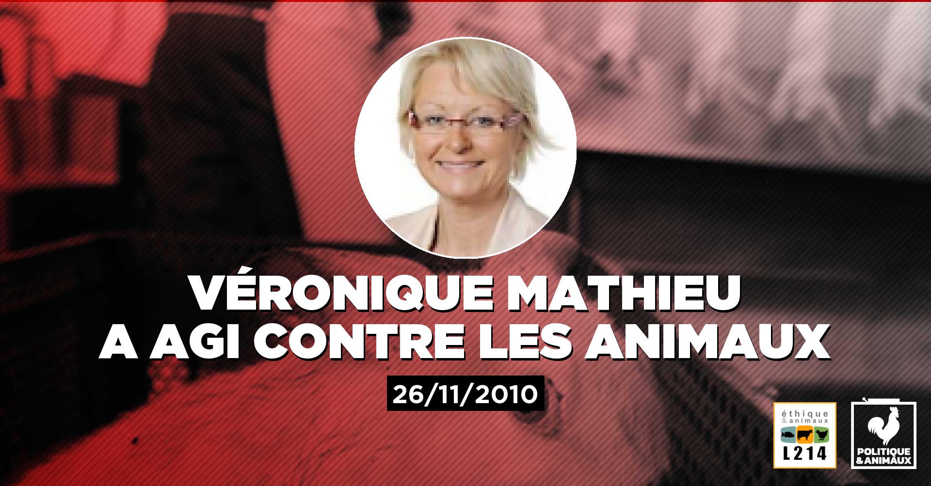 Véronique Mathieu impute aux normes de «bien-être animal» les ...