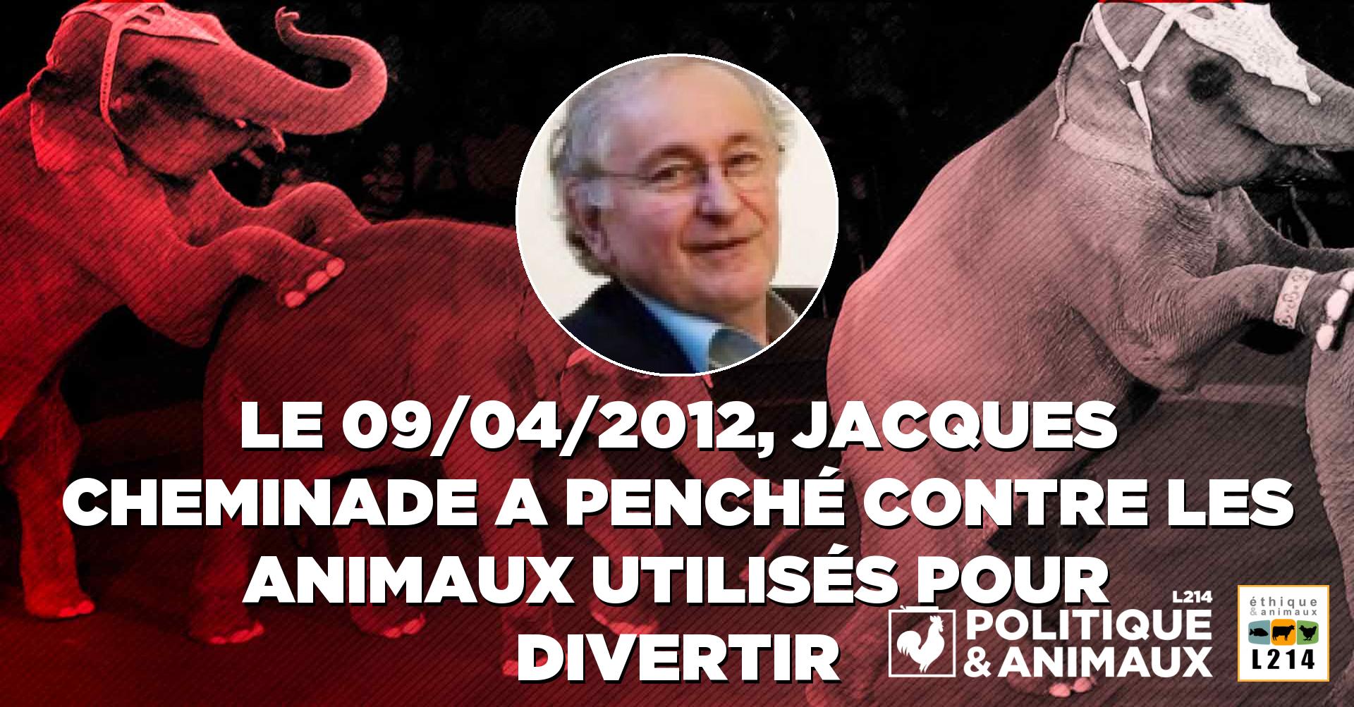 Jacques Cheminade a une position mitigée concernant les animaux de ...