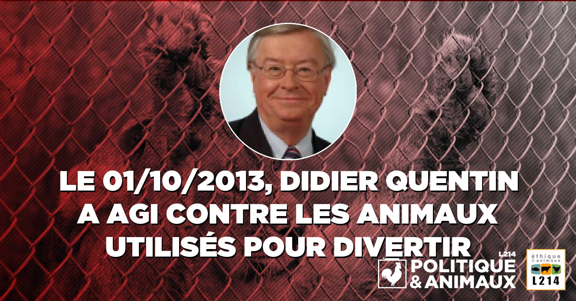 Didier Quentin demande une TVA réduite pour les zoos et aquariums au ...