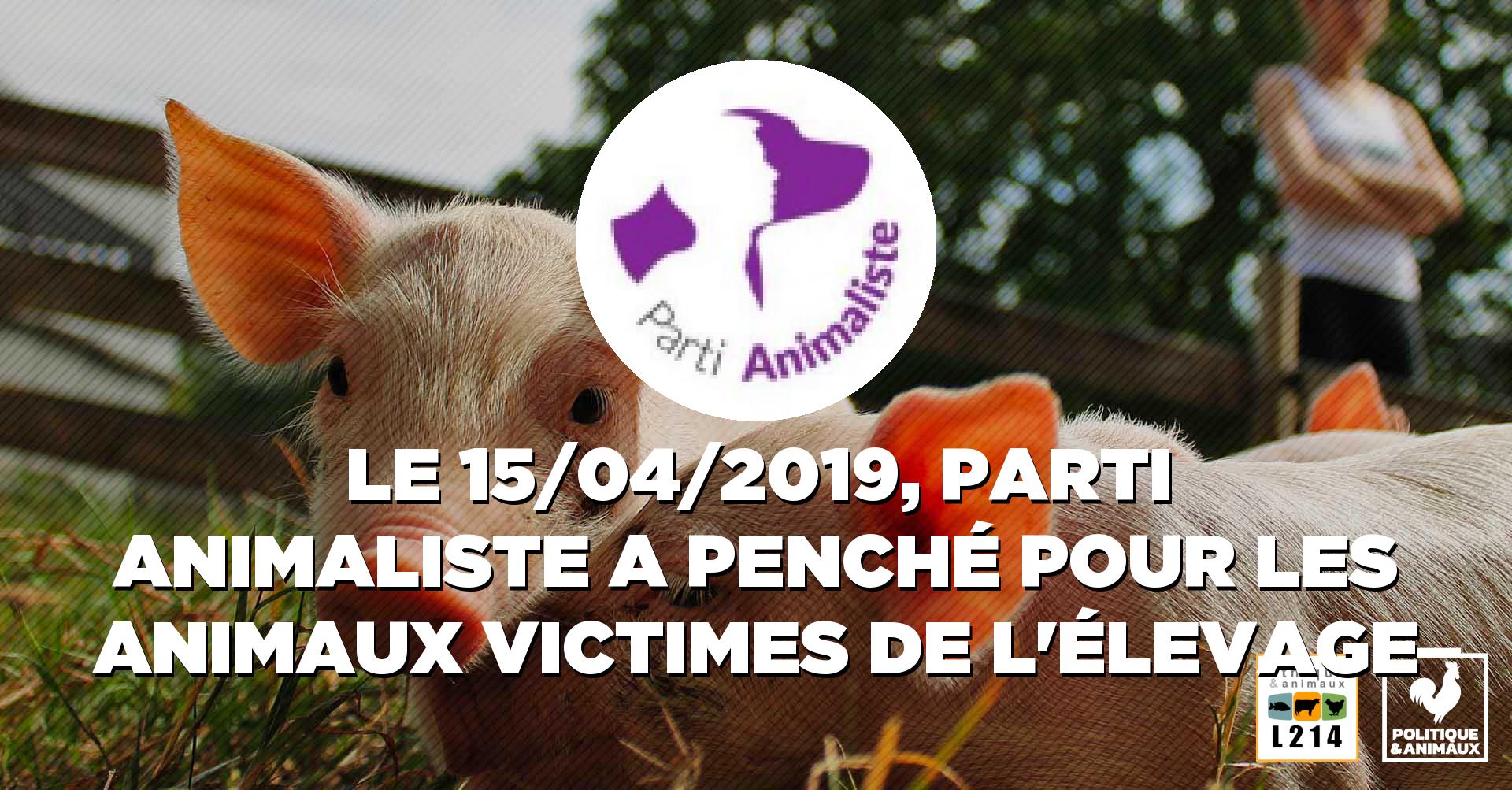 Européennes 2019 : le Parti animaliste veut renforcer l’étiquetage des ...