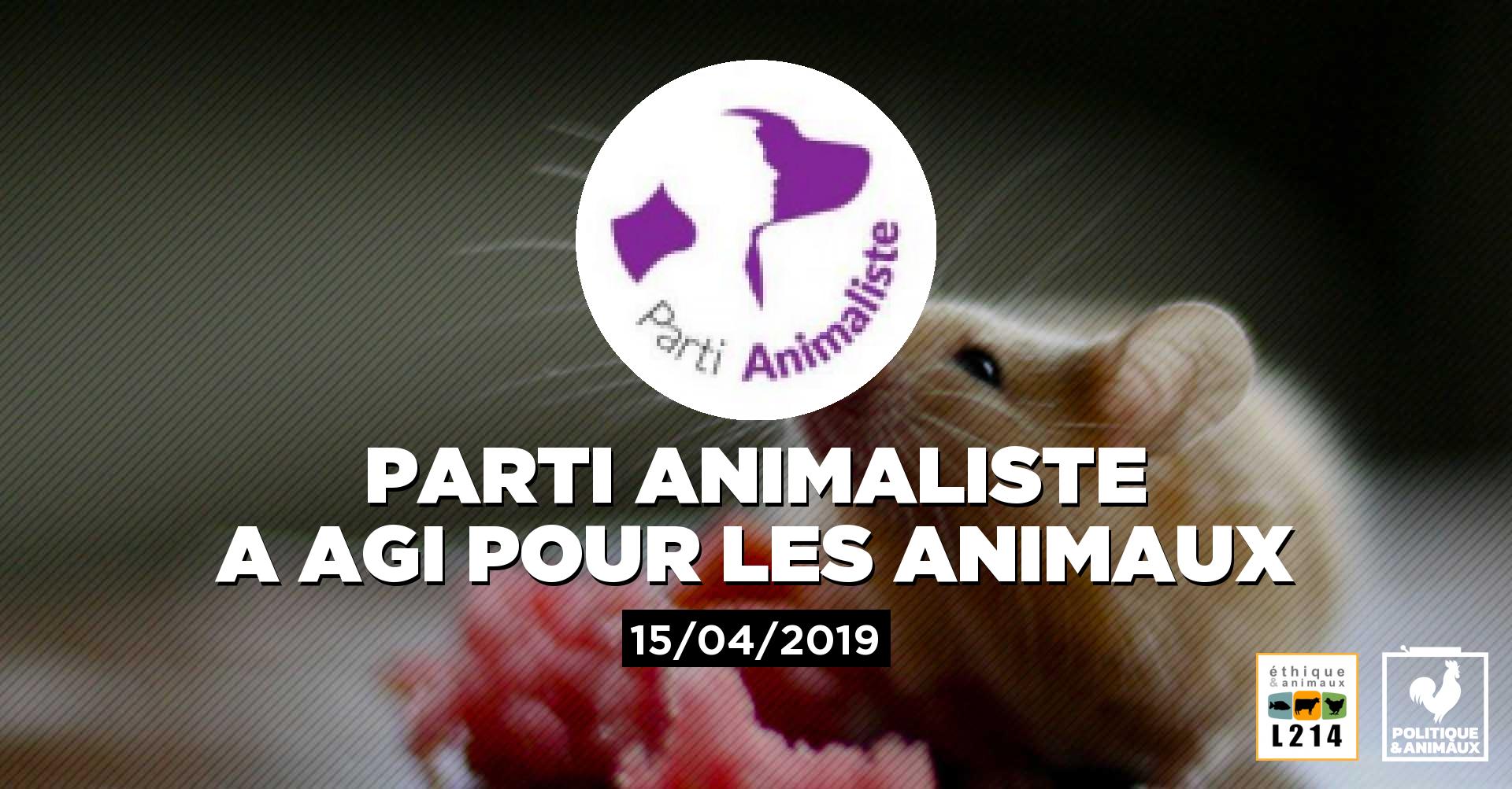 Européennes 2019 : le Parti animaliste veut renforcer les limitations ...