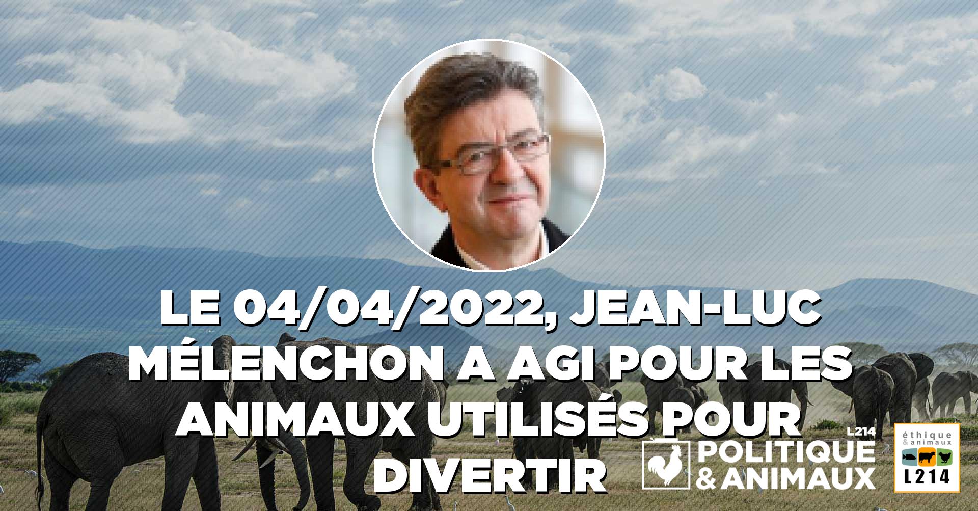 Dans son Livret thématique animaux, qui complète officiellement L'Avenir en commun, Jean-Luc ...